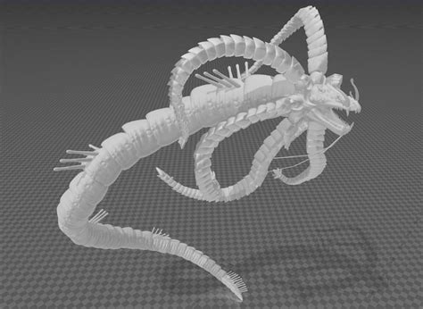 Articulated Gargantuan Leviathan Stl Subnautica For 3d Printing Etsy