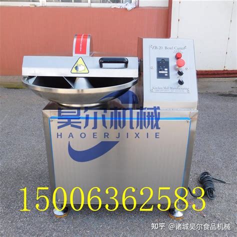 商用不锈钢猪肉馅斩拌机火腿肠自动斩拌机鱼豆腐变频高速斩拌机 知乎