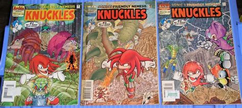 Sonic The Hedgehogs Friendly Nemesis Knuckles Comics Collection