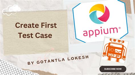 2024 Part 3 Create First Test Case Appium Robotframework Youtube