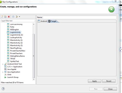 Unable To Launch Android Application In Eclipse An Internal Error