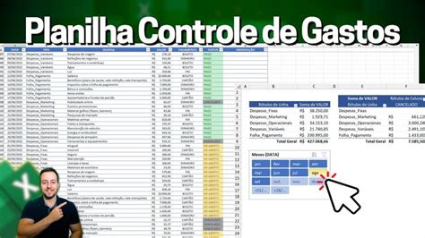 Planilha Gastos Empresa Download Grátis Controle Mensal Excel Como