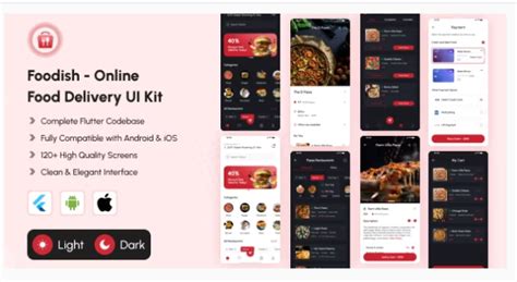 Foodish Online Food Delivery Flutter Ui Kit Restaurant Food