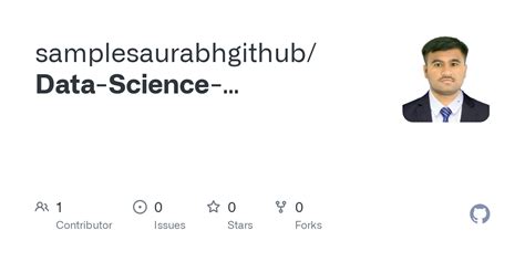 Github Samplesaurabhgithubdata Science Techniques Steps