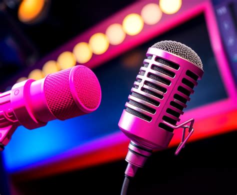 Pink Mic Image Free Ai Generator Makepix