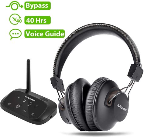 Avantree HT5009 Wireless Headphones For TV Watching W Bluetooth