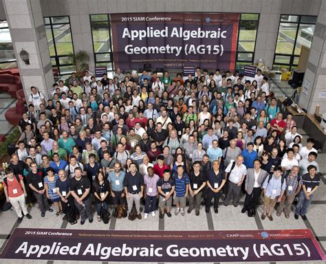 Siam Conference On Applied Algebraic Geometry Ag15 Siam