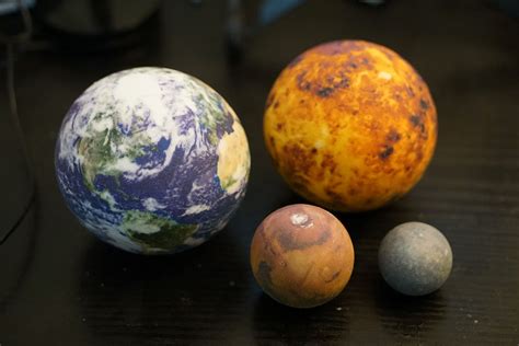 3d Printed Solar Systems Moons And Planets For Your Desktop