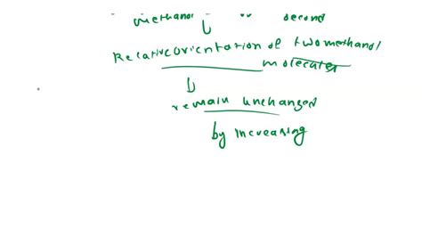 Solved Comment On The Interactions Between Your Solvents Methanol And
