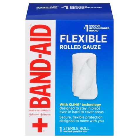 Band Aid Small Rolled Gauze Kling Bandage Products Lowes Foods To