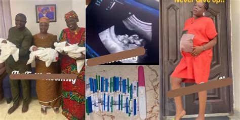 Lady Welcomes Triplets After 4 Years Of Waiting Shares Pregnancy