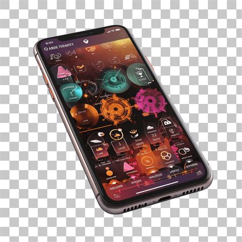 Sci Fi Iphone Widget Png Futuristic App Interface Design Png Aura