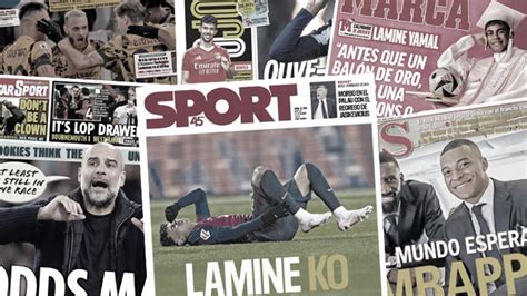 La presse catalane pleure Lamine Yamal Pep Guardiola annoncé sur le départ