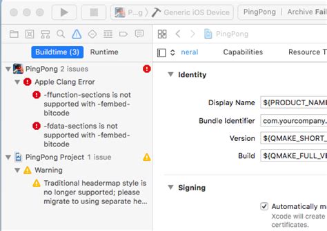Clang Errors When Trying To Archive An Ios App In Xcode 101 Stack