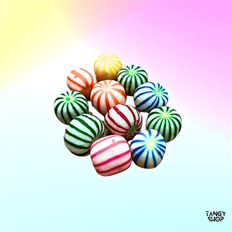 Colorful Stripped Candy Balls Pack Of 20 Tangy Shop Indian Candies