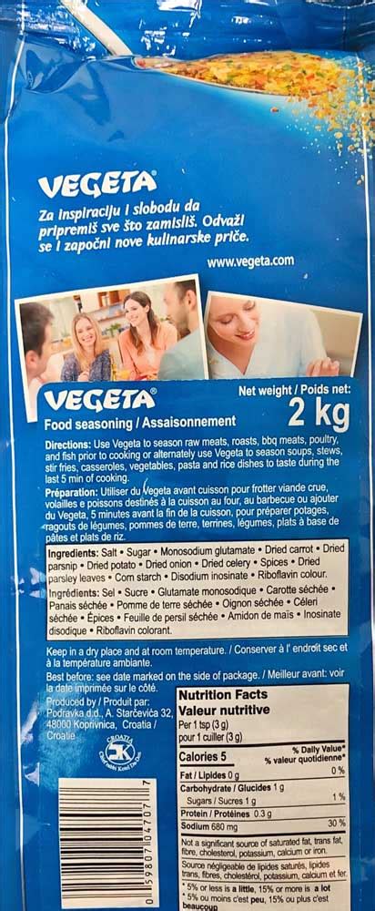 Podravka Original Vegeta 1kg | Dutchy's European Market