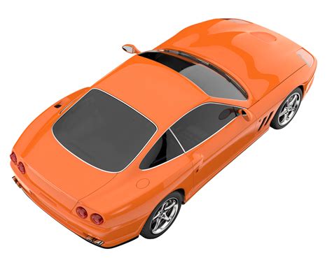 Sport Car Isolated On Transparent Background 3d Rendering