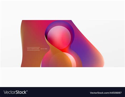 Fluid Abstract Background Liquid Color Gradients Vector Image