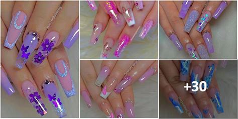 Uñas Largas Acrílicas【diseños Coloridos】💗💅💗 【lo Mejor De 2024