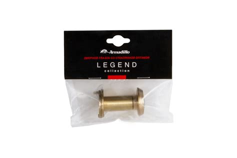 Глазок Armadillo (Армадилло) дверной, оптика стекло DV-PRO 1/60-35/BR ...