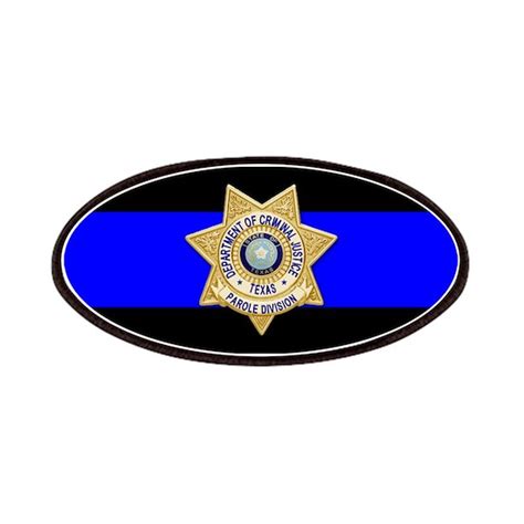 Tdcj Parole Thin Blue Line Patch By Youngdonflc Cafepress