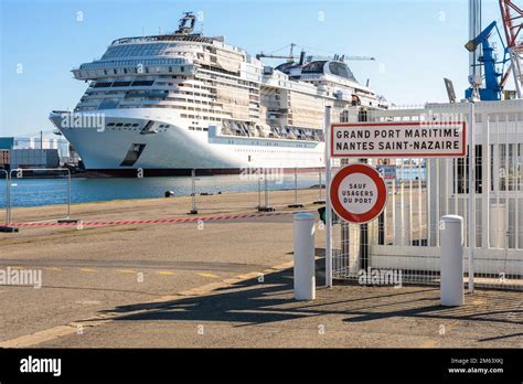 Le navire de croisière MSC Euribia en construction dans le chantier