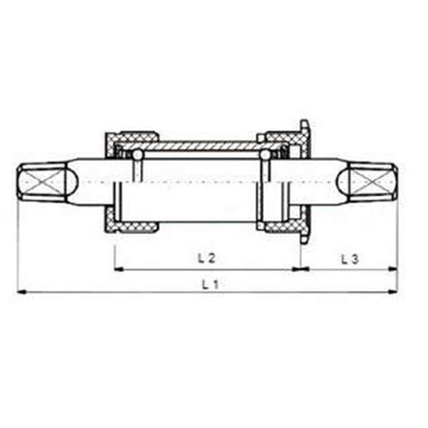 Buy Thun Bottom Bracket 120k 115mm Bsa Black At Hbs
