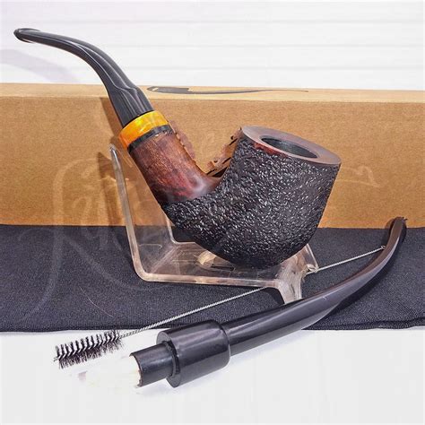 Unique Briar Smoking Pipe With Ornate Long Stemstylish Etsy