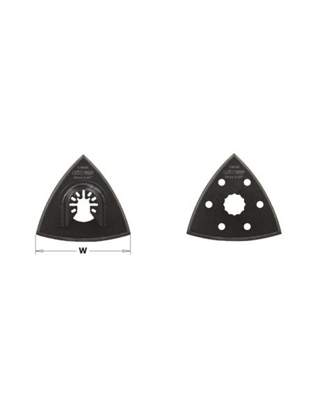 Almohadilla De Lijado Perforada 93mm Dentro Hojas Oscilantes Madera