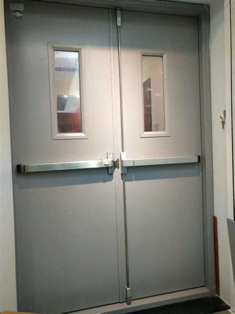 Hospital Emergency Exit Door UL Intertek Listed Steel Acoustic Metal