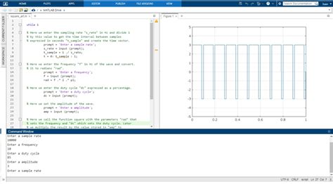Fonction Carrée Dans Matlab
