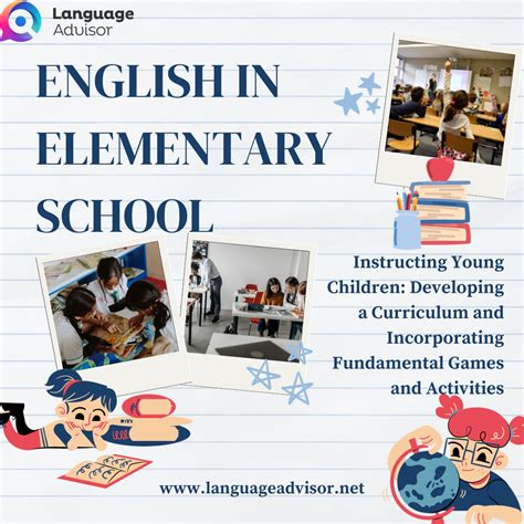 English In Elementary School Language Advisor