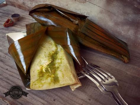 Tamal Oaxaqueno De Salsa Verde Puerco En Japon