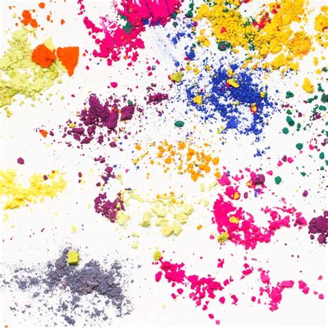 Tintes Indios Vivos Textura Colorida Sobre Fondo Blanco Foto Premium