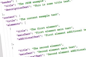 Focus Sur Json Le Format Star Des Changes De Donn Es Ygal Tech