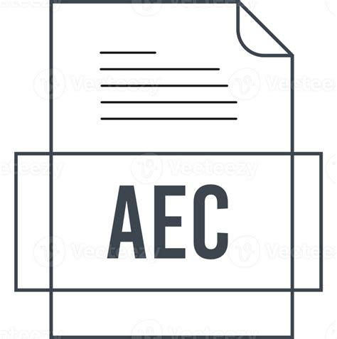 Aec File Icon Crisp Thick Outline Sharp Corners 66496463 Png
