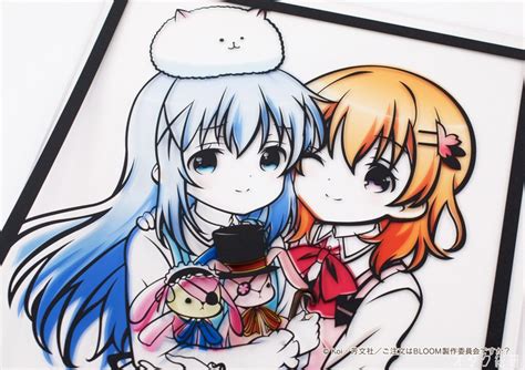 新発売：『ご注文はうさぎですか』ココア＆チノの特製切り絵「喫茶ラビットハウスver」 オタク総研