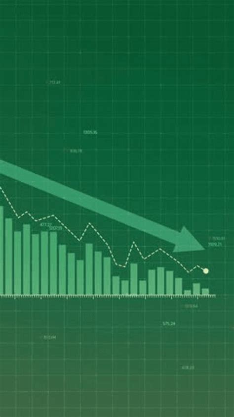 Data Visualization Showcasing Fluctuating Profit Margins Stock Footage