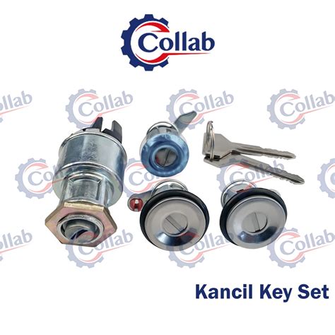 Collab Perodua Kancil 660 850 K4 Starter Key Set Door Key Lock Ignition