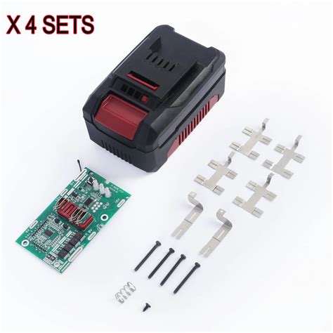 Einhell 무선 전동 공구용 Bms 배터리 부품 Ozito용 리튬 이온 배터리 18v 3000mah 4000mah 5200mah 6000mah 4 팩