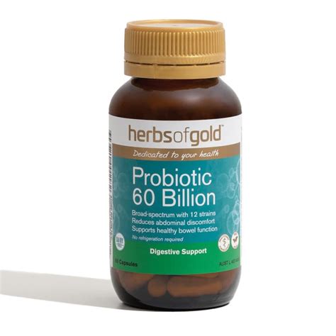 Herbs Of Gold Probiotic 60 Billion 11 Types Of Probiotics Fbo