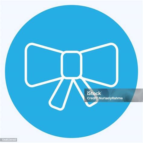 Pita Ikon Gaya Mata Biru Ilustrasi Sederhana Ilustrasi Stok Unduh