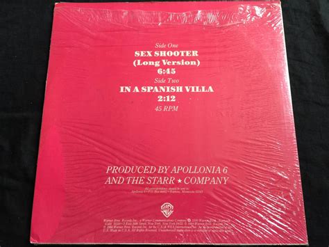 Yahoo オークション Apollonia 6 Sex Shooter 12ep Qsde3 Warner