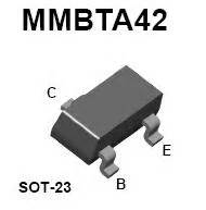 MMBTA42 SMT NPN High Voltage Transistor NightFire Electronics LLC
