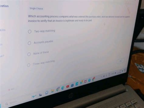 Cation Single Choice Invoice To Verify That Studyx