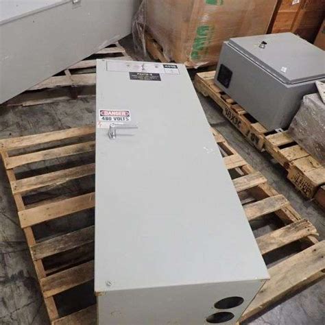 Asco Control Panel Enclosure With Automatic Transfer Switch Yellow