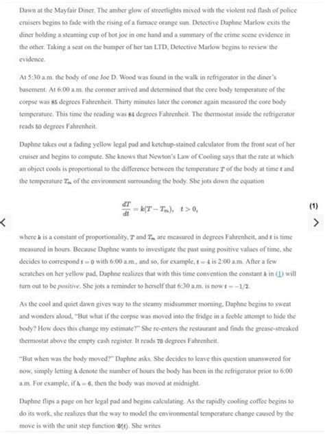 Solved Pls Solve The Differential Equation DT Dt K T Tm T Chegg Com