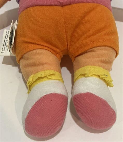 Dora The Explorer Plush Nickelodeon Doll Purple Backpack Bracelet 12