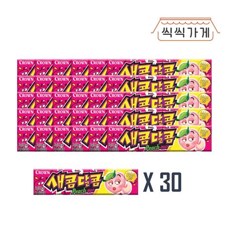 씩씩가게 새콤달콤 복숭아맛 29g X 30ea 홈플러스 택배배송