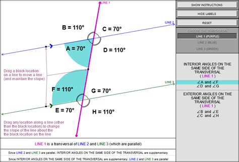 Angles On The Same Side Of The Transversal